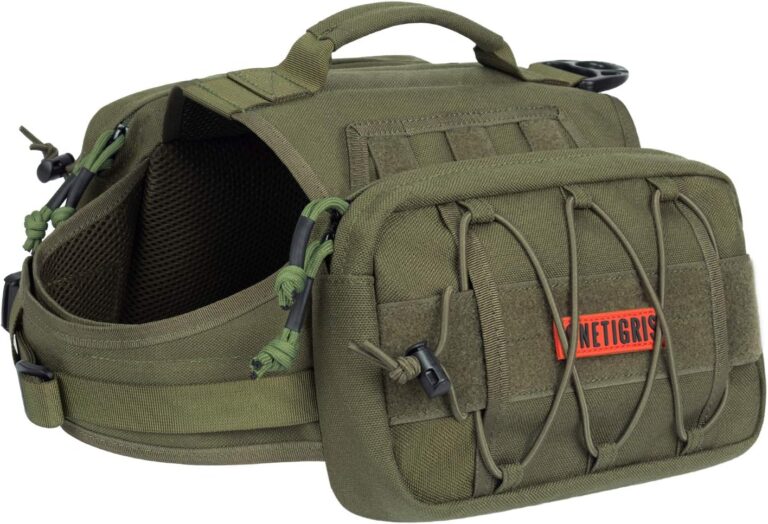 OneTigris Tactical Dog Backpack with Pockets for Hiking & Training ...